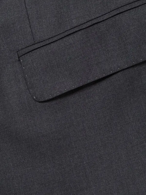 Giorgio Armani Wool & Silk Two-piece Suit - Solid Dark