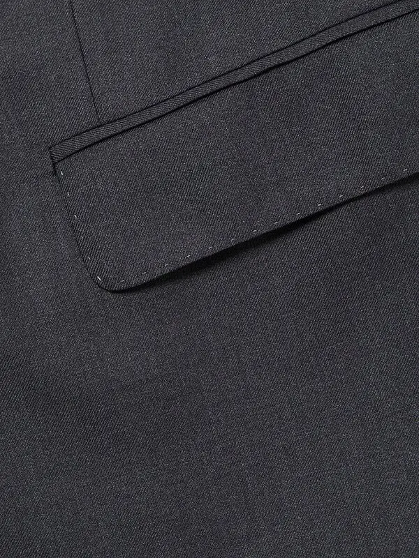 Giorgio Armani Wool & Silk Two-piece Suit - Solid Dark