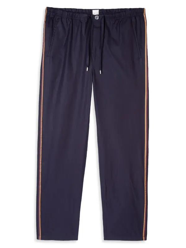Paul Smith 2-piece Striped Trim Pajama Set