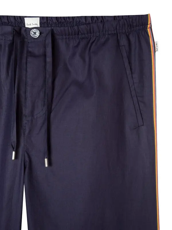 Paul Smith 2-piece Striped Trim Pajama Set