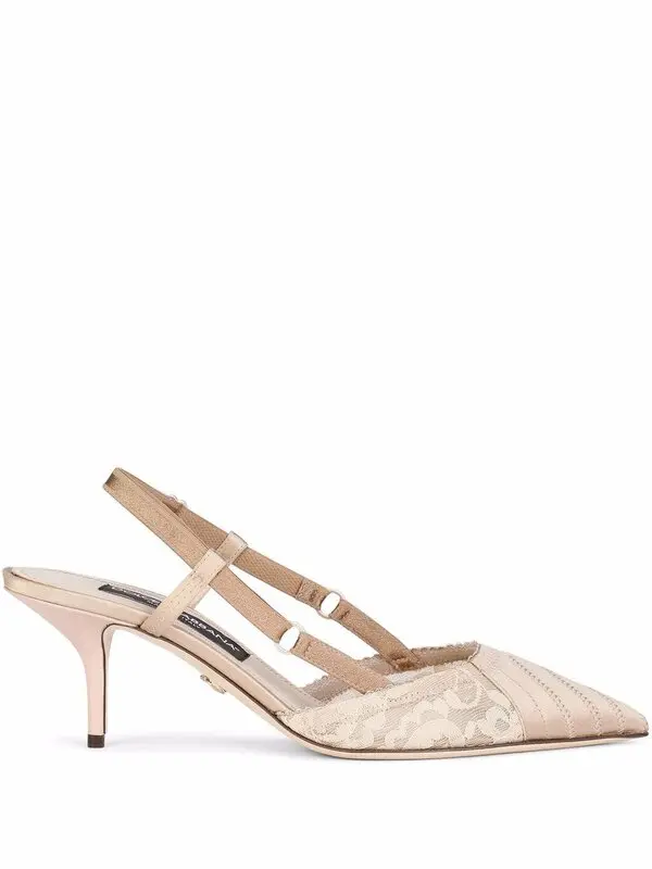 Dolce & Gabbana Corset-style Slingback Pumps