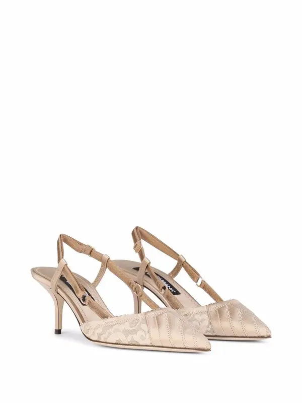Dolce & Gabbana Corset-style Slingback Pumps