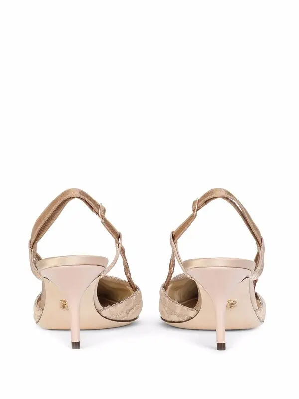 Dolce & Gabbana Corset-style Slingback Pumps
