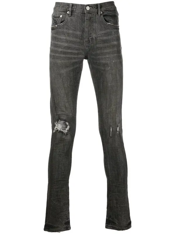 PURPLE BRAND P001 Ripped Skinny Jeans