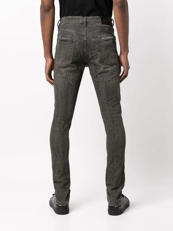 PURPLE BRAND P001 Ripped Skinny Jeans