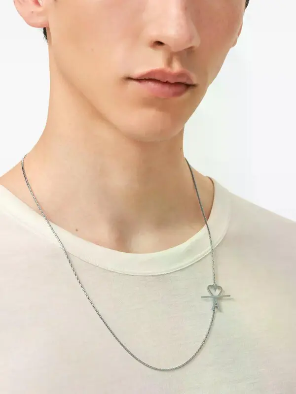 Ami De Coeur Chain Necklace - Silver