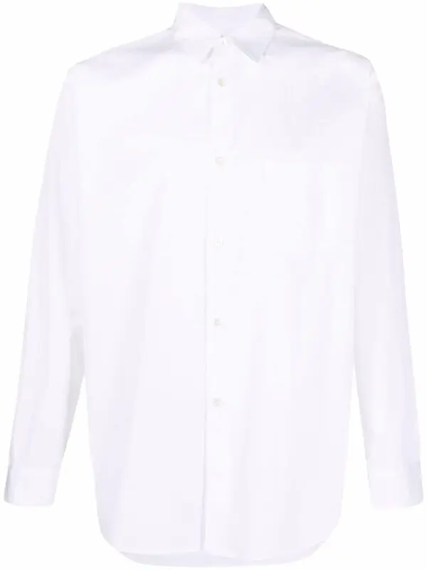 Comme Des Garçons Slim-cut Shirt - White