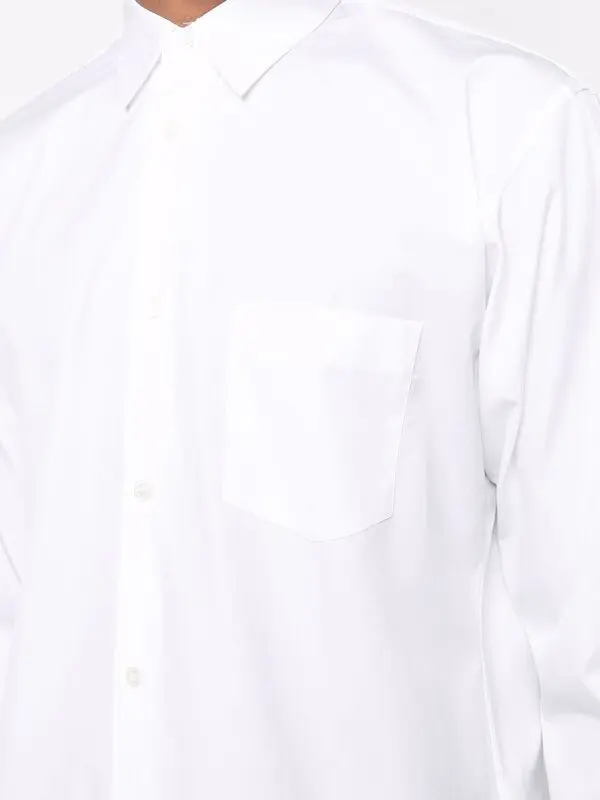 Comme Des Garçons Slim-cut Shirt - White