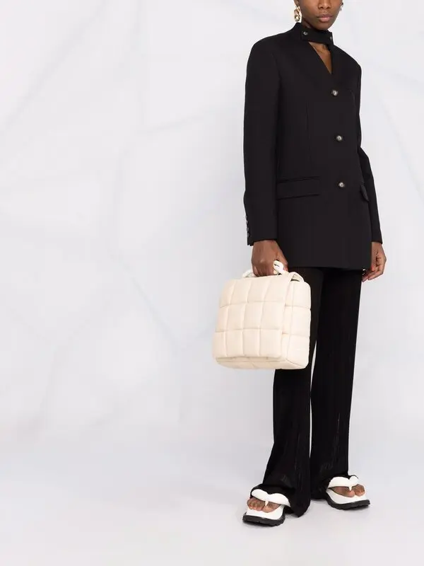VIC MATIE Nappa Quilted Shoulder Bag