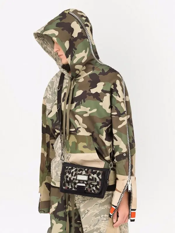 Dolce & Gabbana Leopard Jacquard Crossbody Bag