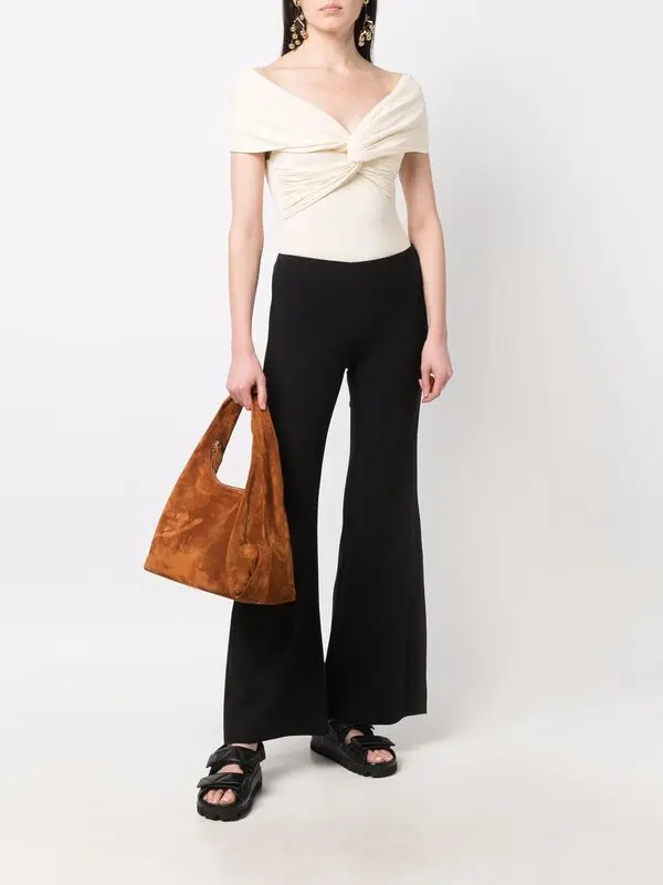 Rodebjer Flared Mid-rise Trousers
