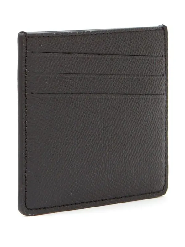 MAISON MARGIELA Four Stitches Leather Card Holder - Black
