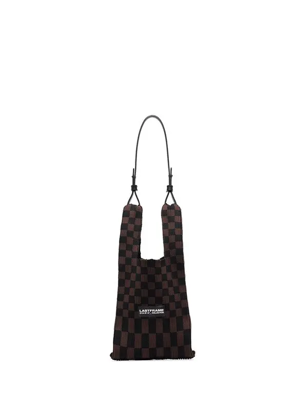LASTFRAME Small Ichimatsu Market Tote Bag