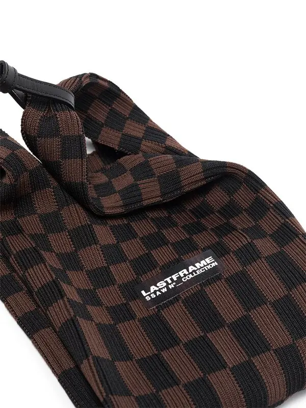 LASTFRAME Small Ichimatsu Market Tote Bag