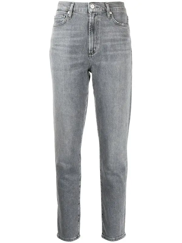 Citizens Of Humanity Olivia High-rise Slim Jeans In Silvermist