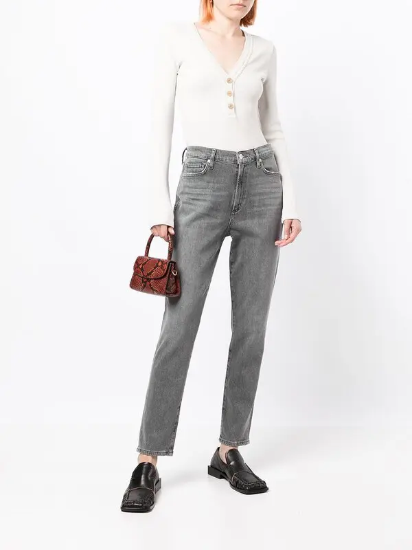 Citizens Of Humanity Olivia High-rise Slim Jeans In Silvermist