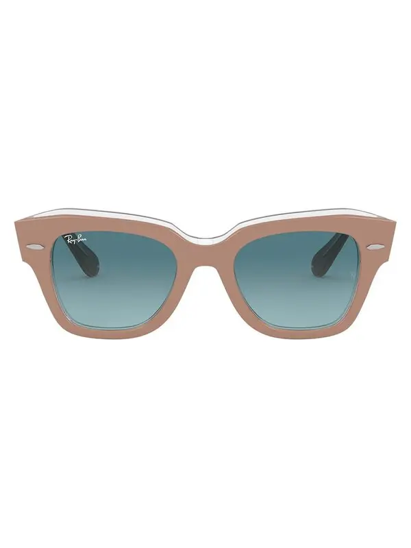 Ray-ban State Street Square Sunglasses - Brown