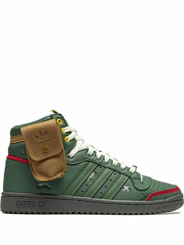 Adidas X Star Wars Top Ten Hi Boba Fett Sneakers