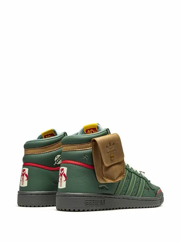Adidas X Star Wars Top Ten Hi Boba Fett Sneakers