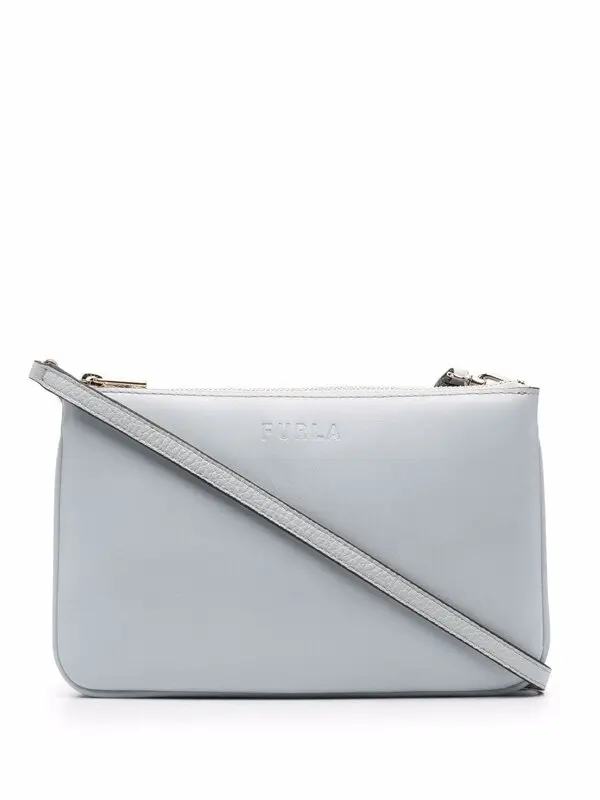 Furla Embossed Logo Crossbody Bag