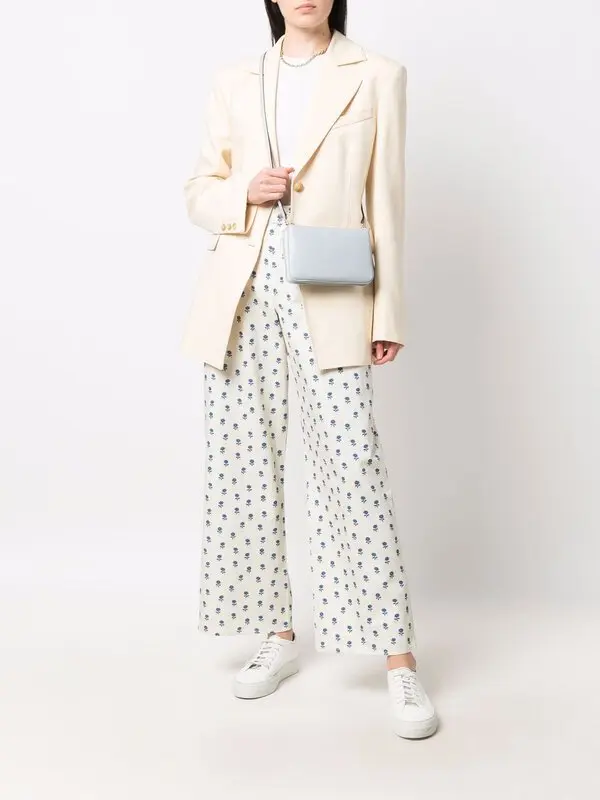 Furla Embossed Logo Crossbody Bag
