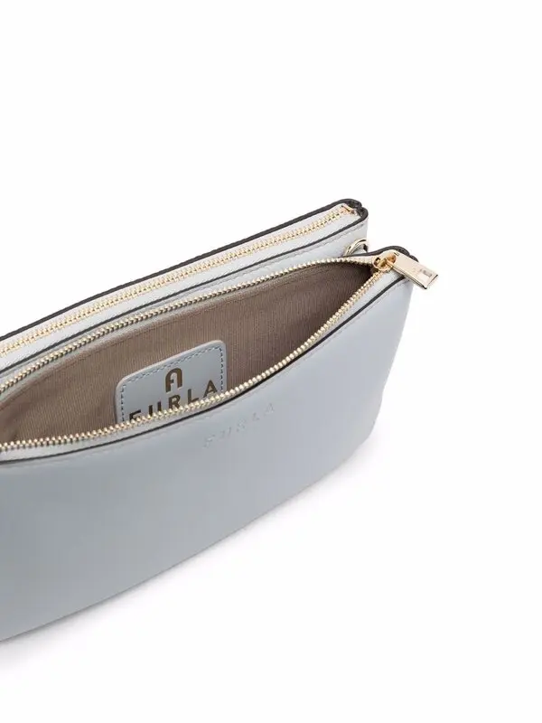 Furla Embossed Logo Crossbody Bag