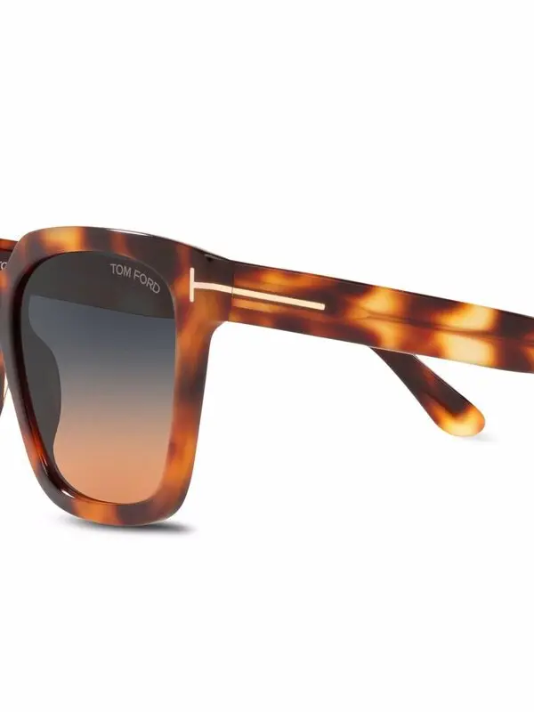 TOM FORD Tortoiseshell Square-frame Sunglasses