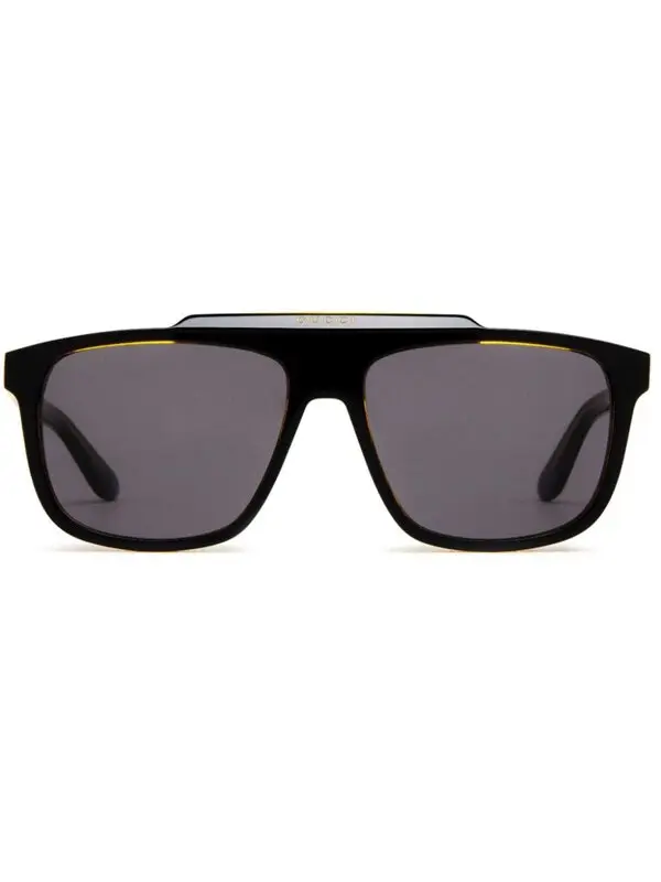 Gucci Pilot-frame Sunglasses - Black