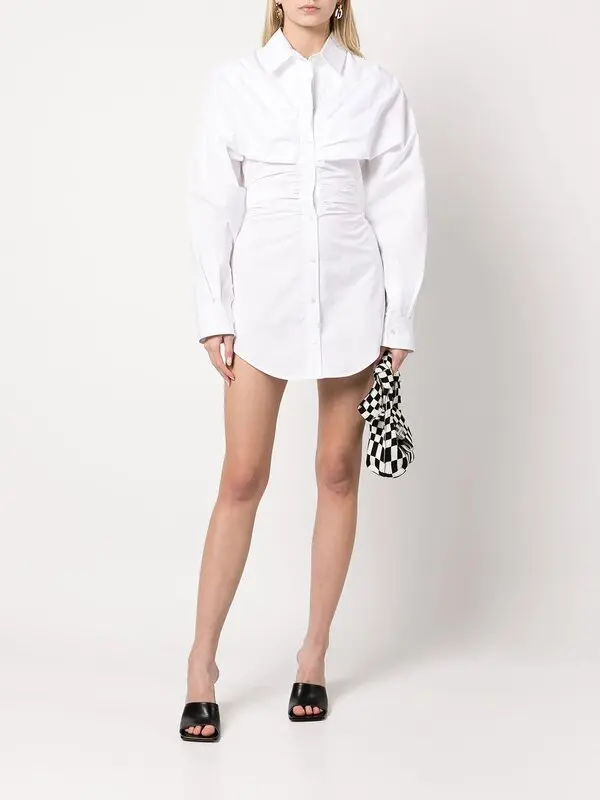 Alexander Wang Ruched Shirtdress