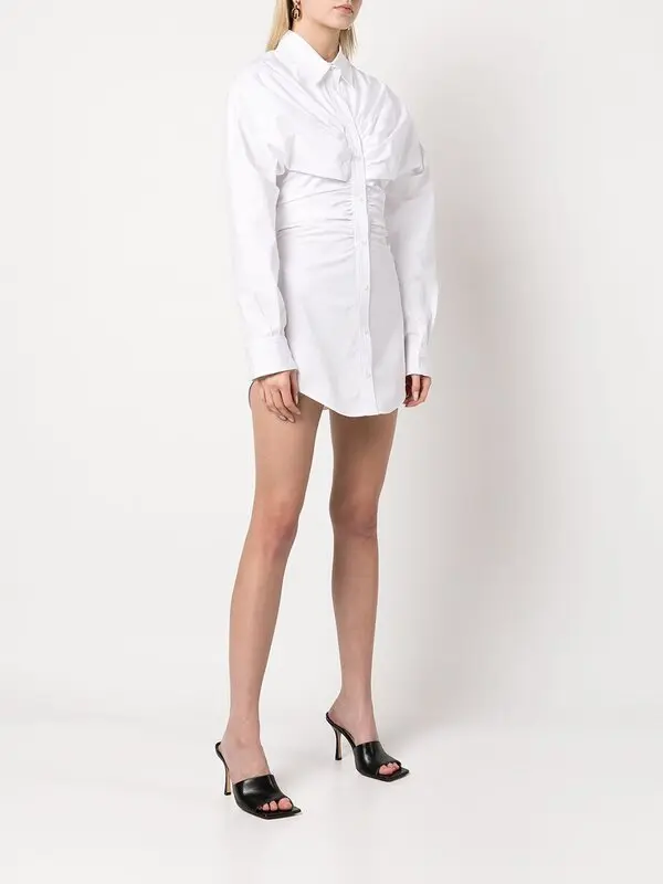 Alexander Wang Ruched Shirtdress