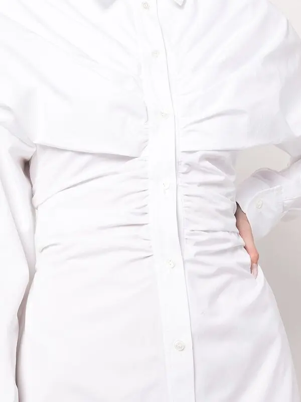 Alexander Wang Ruched Shirtdress