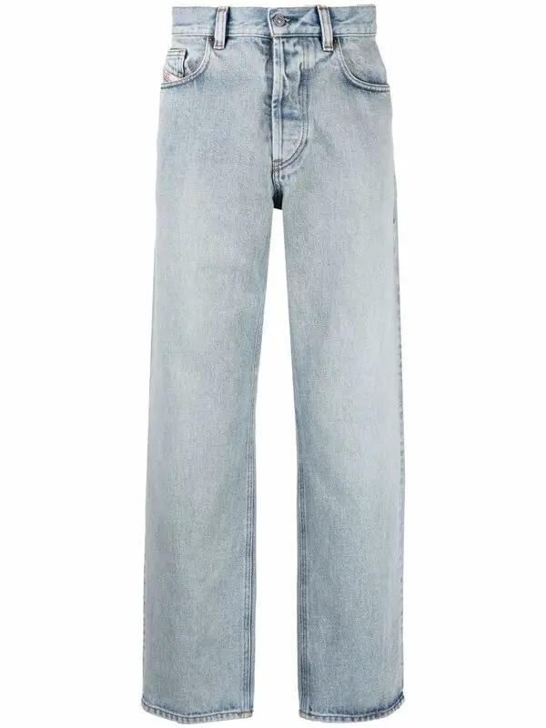 DIESEL® 2010 D-macs 09c14 Straight-leg Jeans - Blue