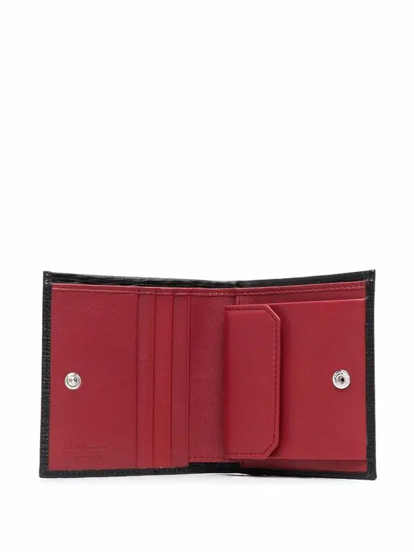 FERRAGAMO Textured Bi-fold Wallet