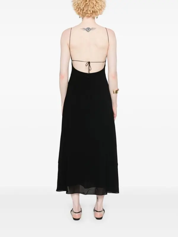 Saint Laurent Cut-out Midi Dress