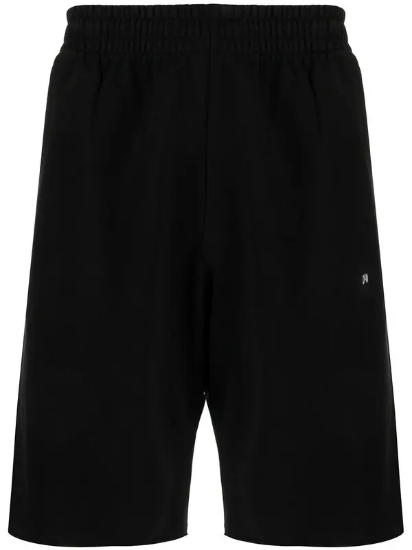 Off-White Diag-print Track Shorts - Black