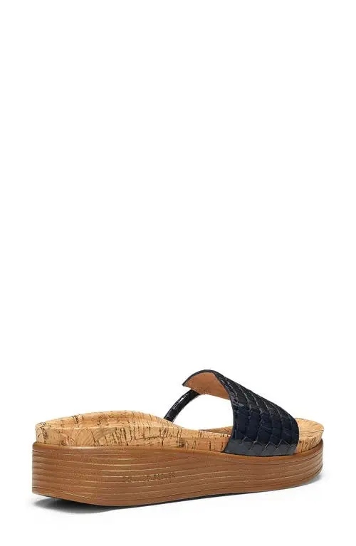 DONALD PLINER Fifi Platform Flip Flop - Navy