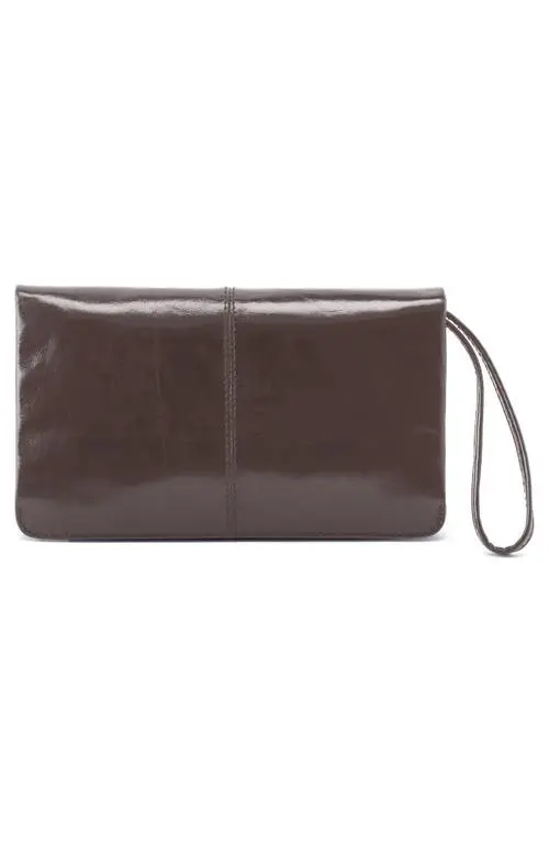 Hobo Leather Zip Clutch - Hearthstone