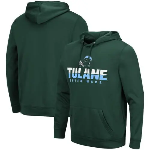 COLOSSEUM Tulane Wave Lantern Pullover Hoodie