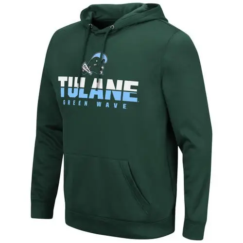 COLOSSEUM Tulane Wave Lantern Pullover Hoodie