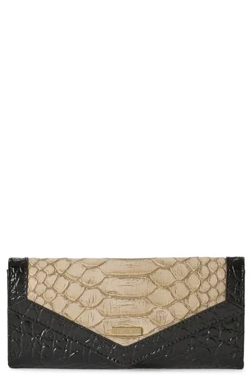 Brahmin Veronica Melbourne Croc Embossed Leather Wallet - Multi