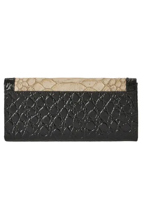 Brahmin Veronica Melbourne Croc Embossed Leather Wallet - Multi