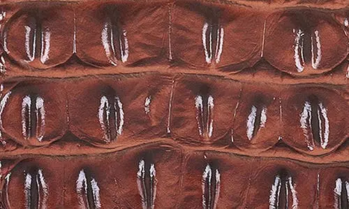 Brahmin Veronica Melbourne Croc Embossed Leather Wallet - Pecan