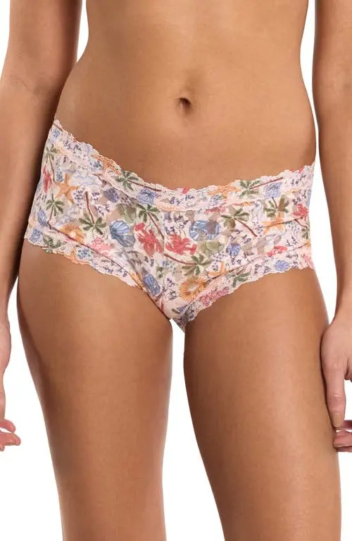 Hanky Panky Print Boyshorts - By The Sea