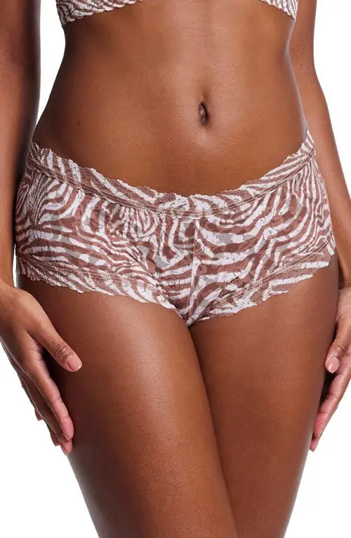 Hanky Panky Print Boyshorts - Hide And Seek