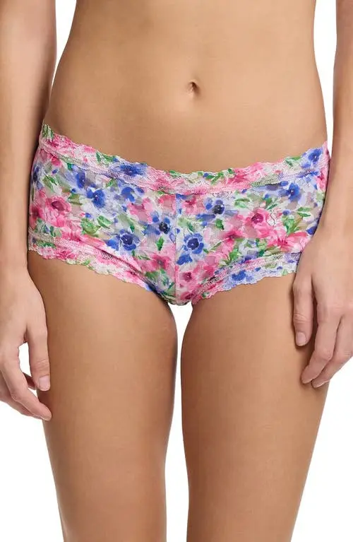 Hanky Panky Print Boyshorts - Paint And Pour