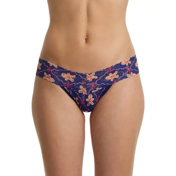 Hanky Panky Print Low Rise Thong - Cookie Cutter
