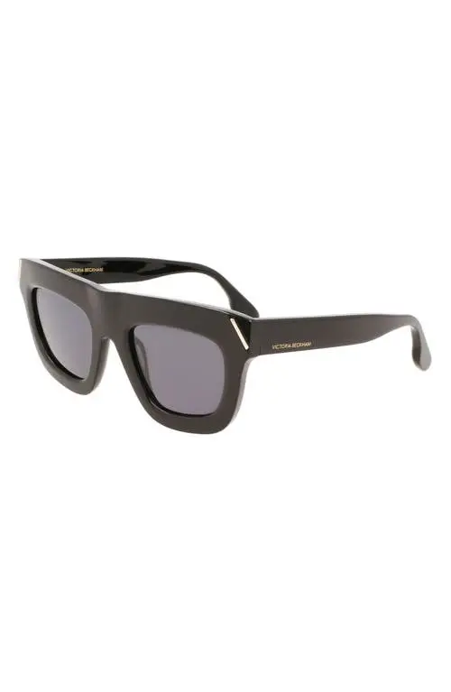 Victoria Beckham 51mm Sculptural Square Sunglasses