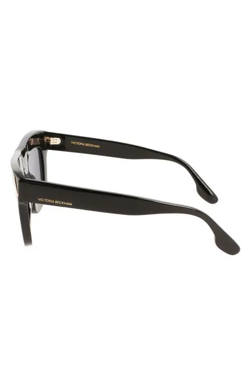 Victoria Beckham 51mm Sculptural Square Sunglasses