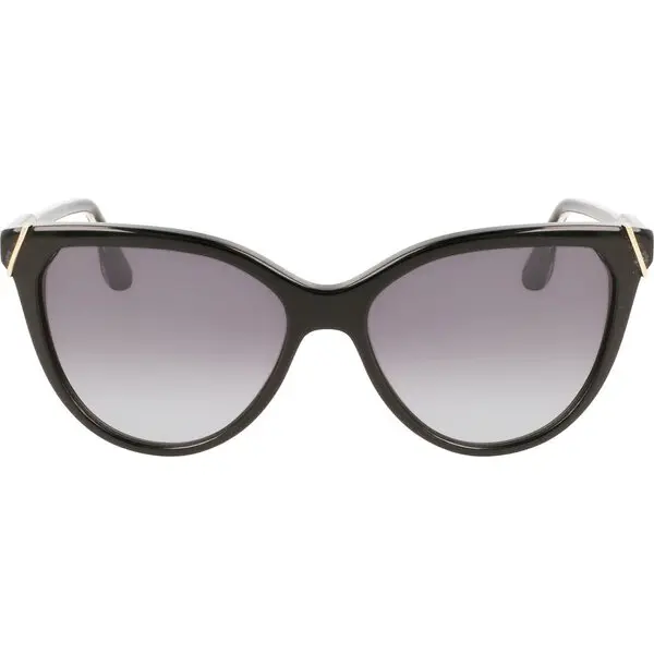 Victoria Beckham Guilloché 57mm Gradient Cat Eye Sunglasses  display picture 2