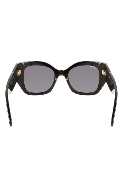 FERRAGAMO Gancini 51mm Modified Rectangular Sunglasses
